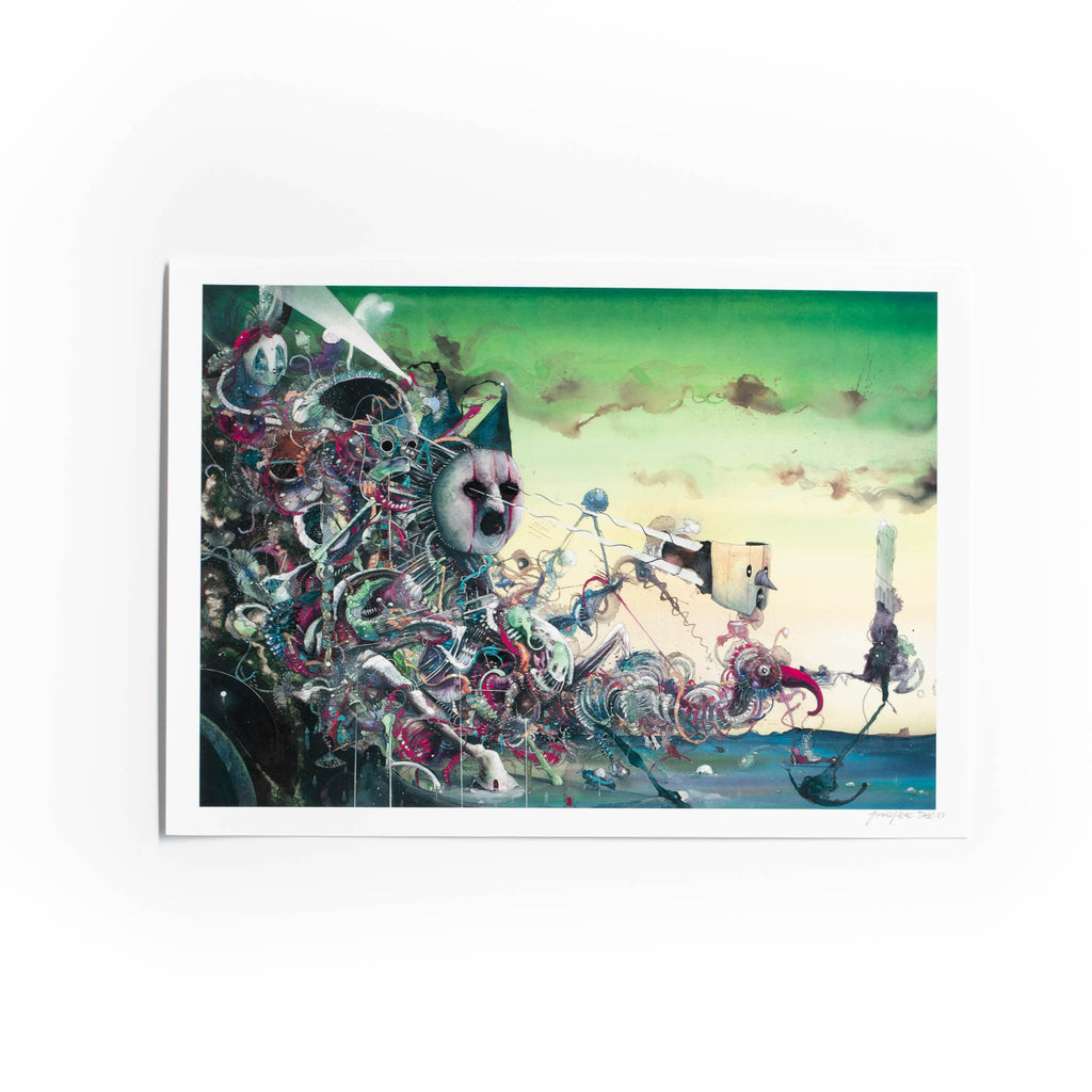 Jacob Yikes - A Pool Full of Deep Ends - A3 – Fiksate Gallery