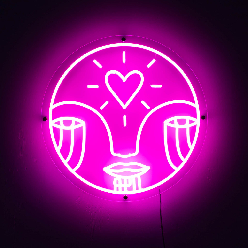 Jen Heads - Neon Love – Fiksate Gallery